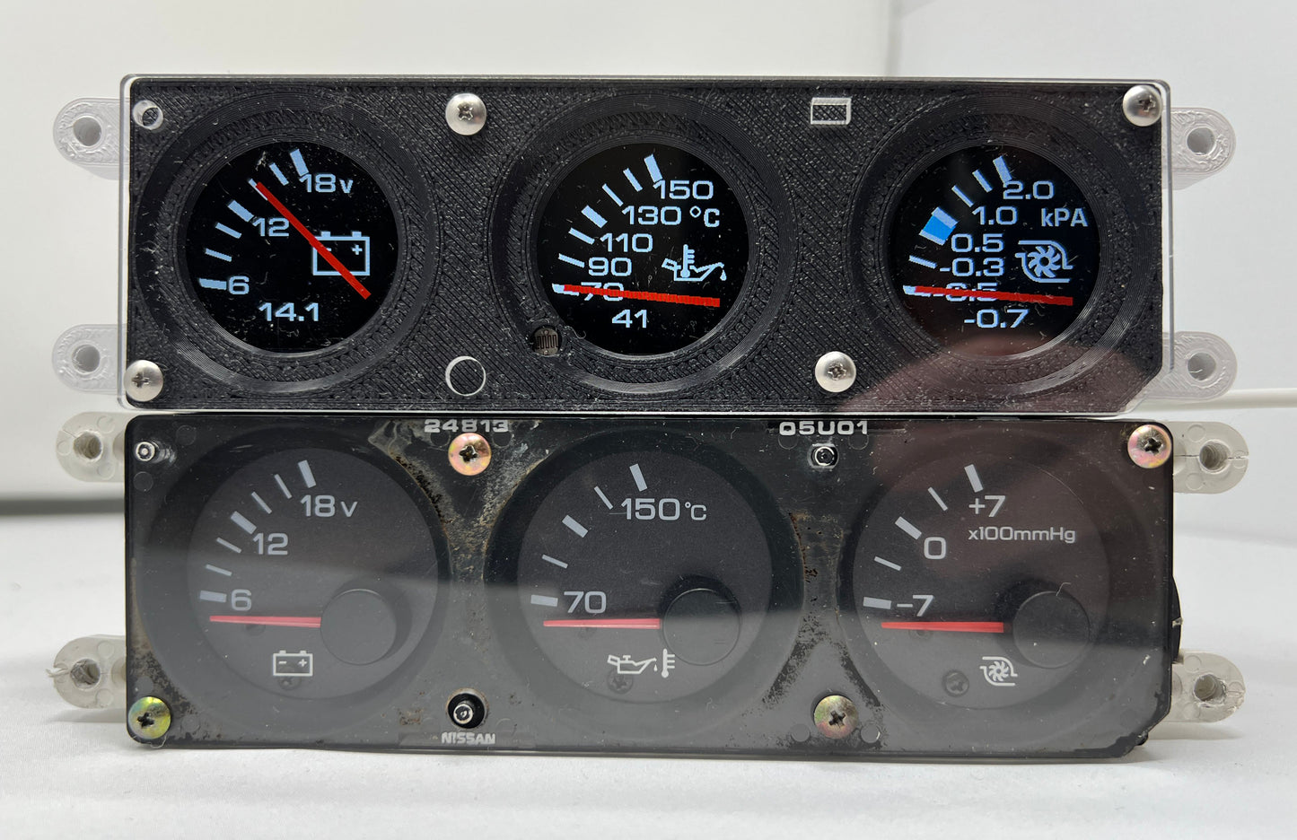 R32 Skyline DIN Triple CANBUS Gauge – WEND Lab